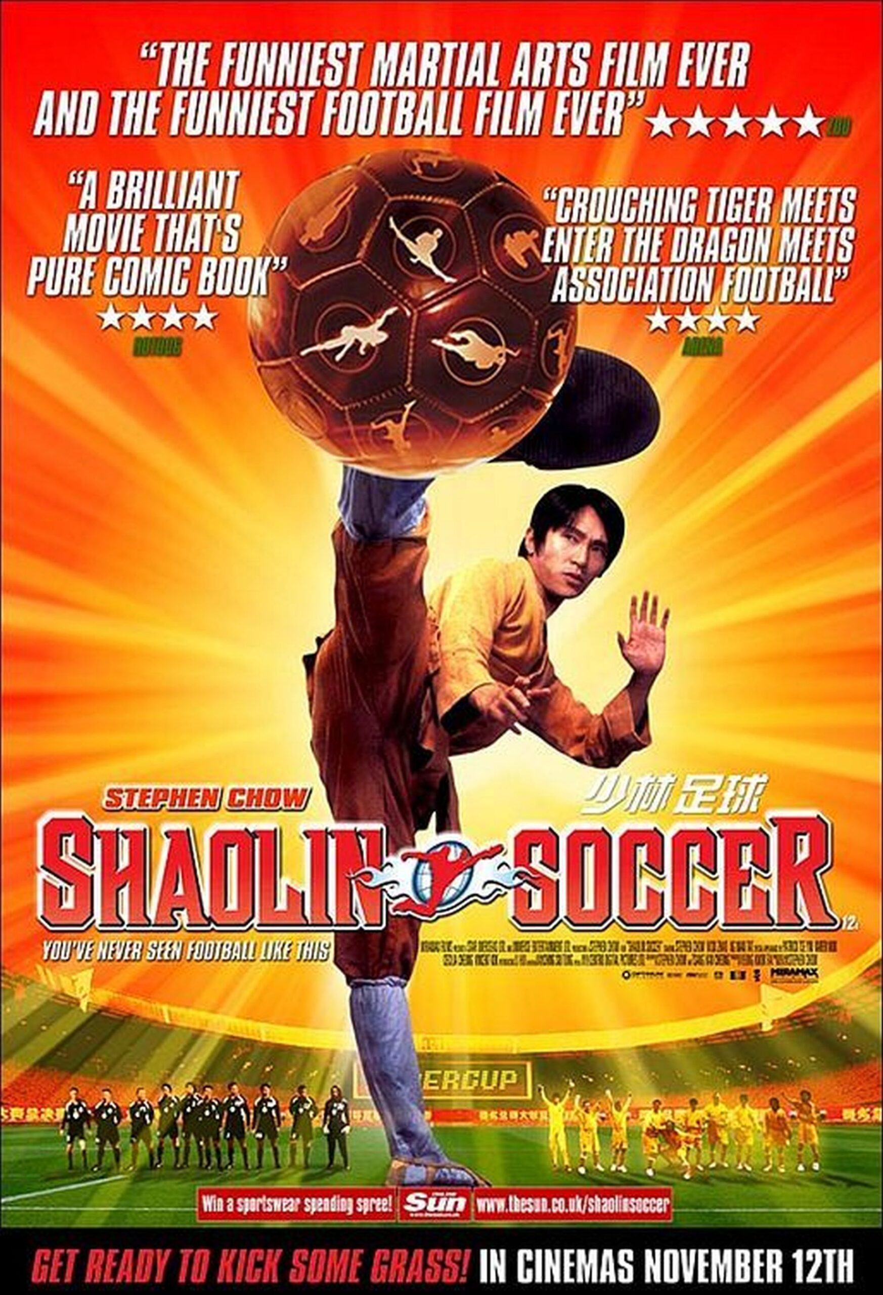 Shaolin soccer Stephen Chow Comedie Fotbal Nipemi recenzii filme